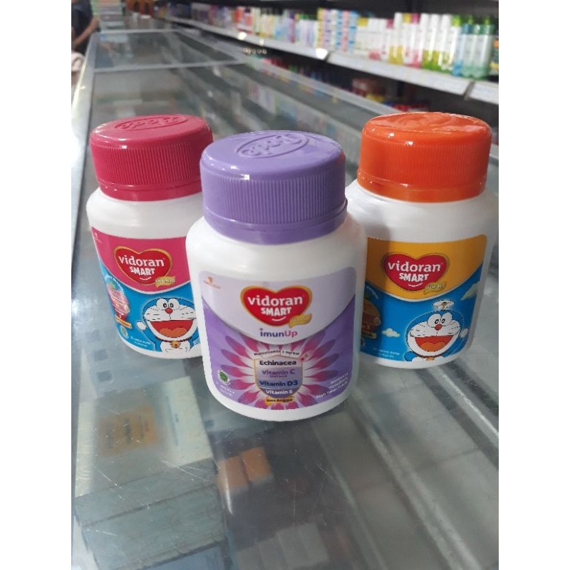 Jual Vidoran Smart multivitamin 25 tablet jeruk strawberry anggur ...