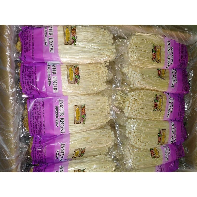 Jual jamur enoki per 1 bungkus,sebelum pesan baca deskripsi produk dulu ...