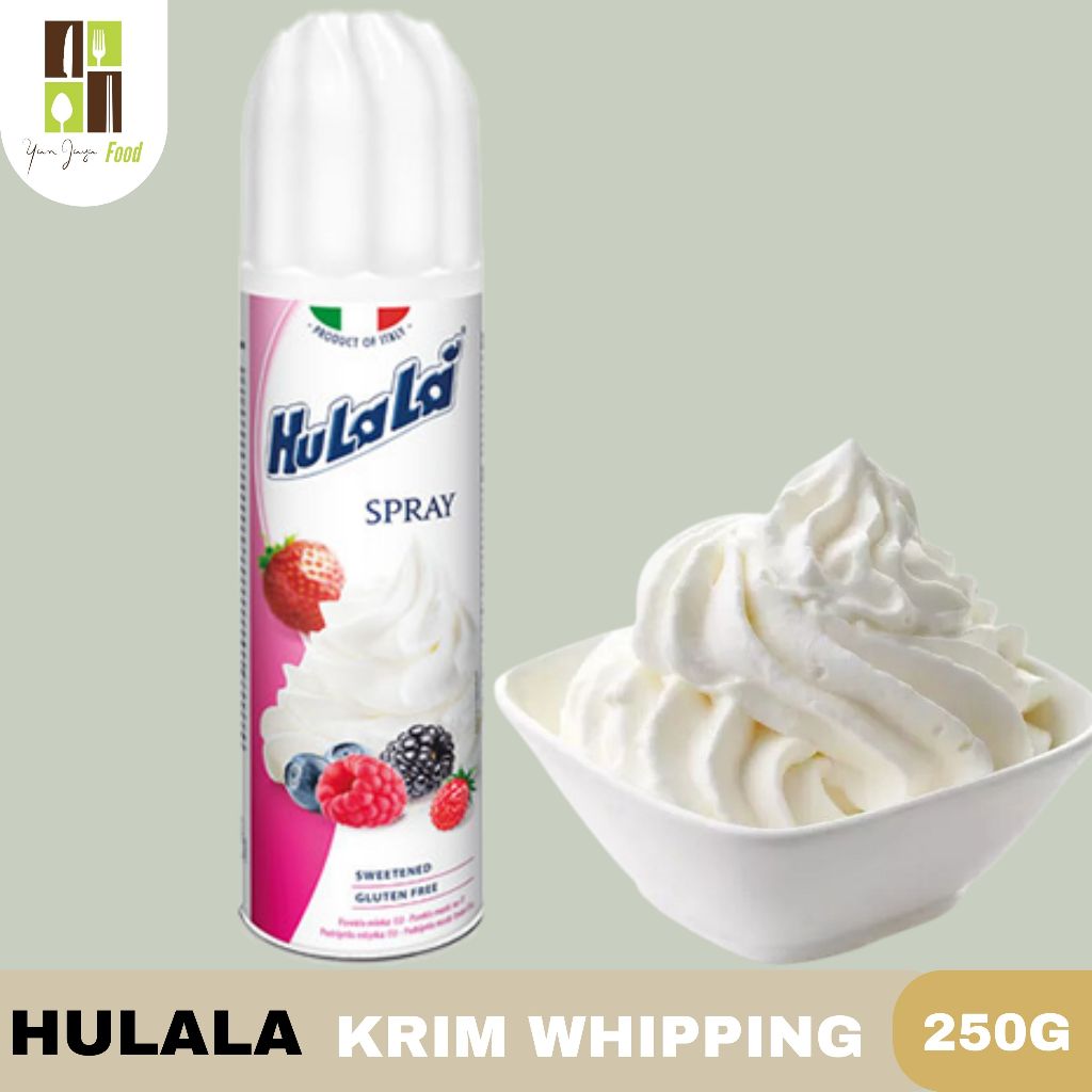 Jual Hulala Spray Whipping Cream / Krim Whipp / Semprot 250g | Shopee ...