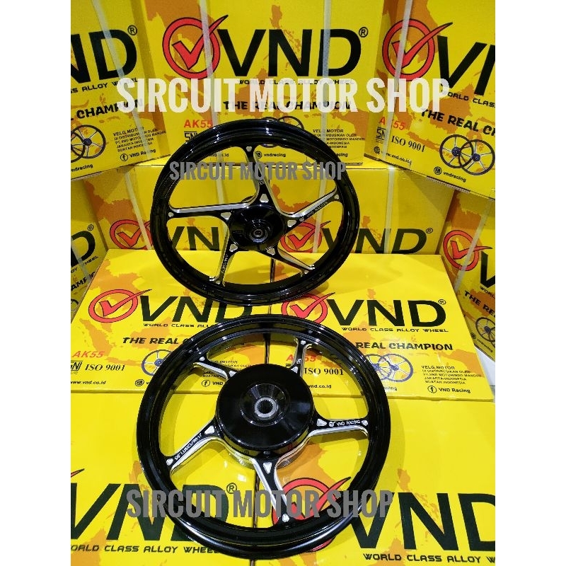 Jual VELG VND AK 55 RING 14 BEAT DELUXE SCOOPY VARIO 110 VND AK55 RING 14 MODEL ENKEI | Shopee ...