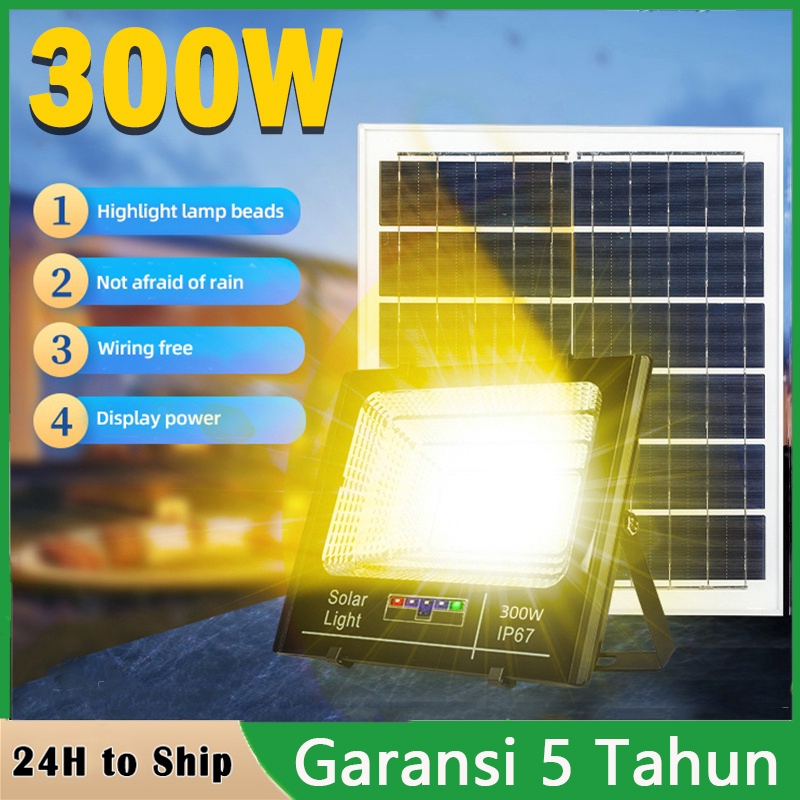 Jual New lampu sorot lampu tenaga surya kecerahan tinggi lampu solar ...