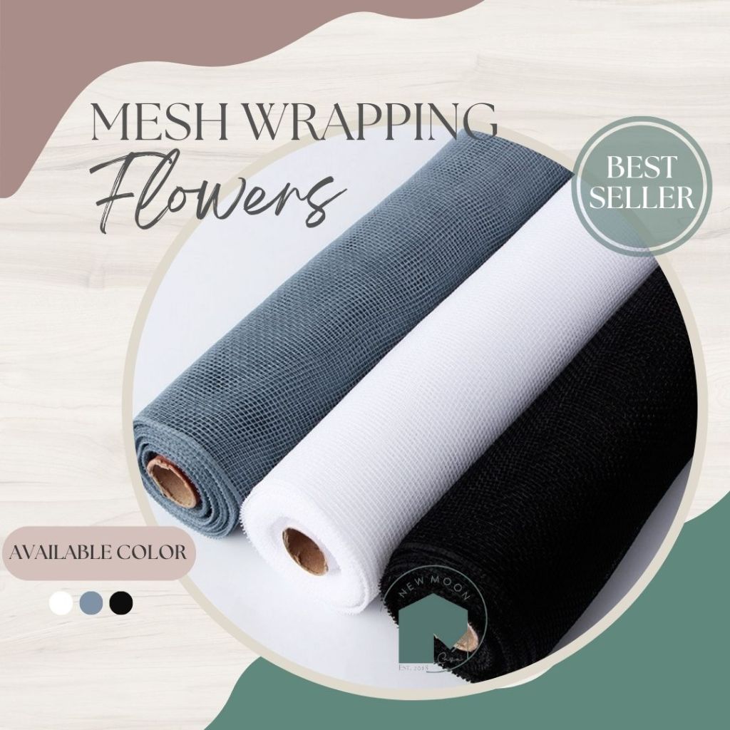 Jual Flower Wrap Mesh Jaring Korean Bouquet Net Bunga Wrapping Jala ...