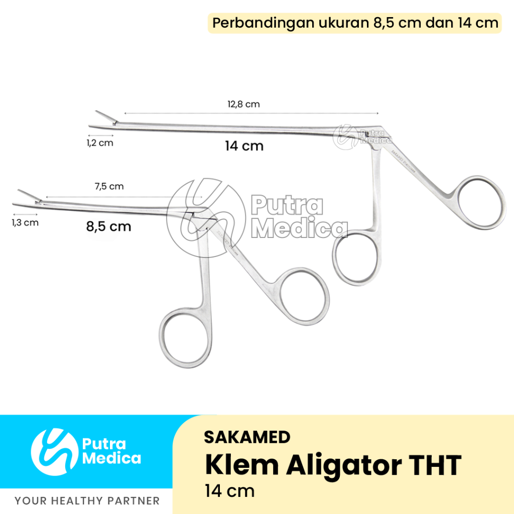 Jual Sakamed Klem Aligator THT 9cm / Intrumen Telinga Hidung ...
