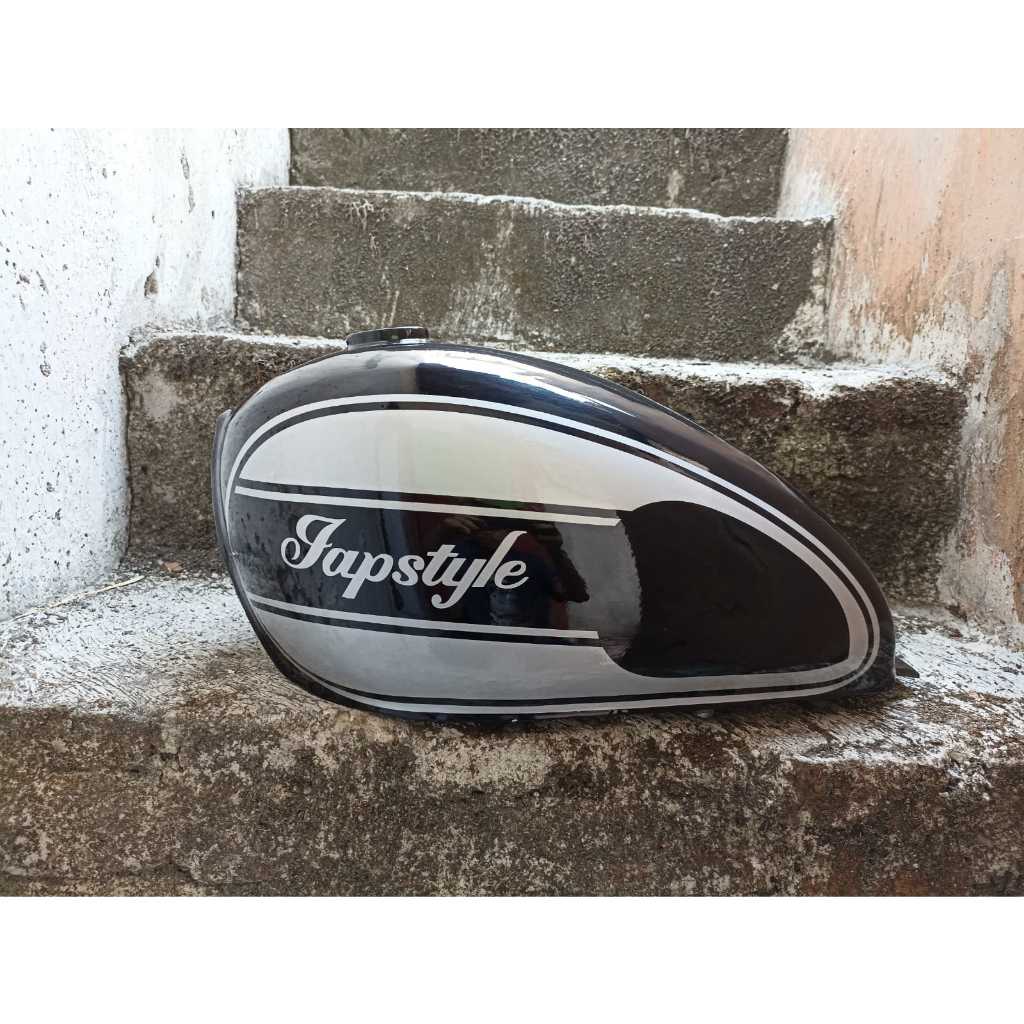 Jual Tangki Cat Motor Japstyle Custom Triumph Japstyle caferace Harley ...