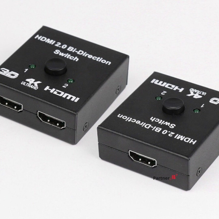 Jual HDMI Switcher HDMI 2 in 1 Out Bi-directional 2 Port 4K | Shopee ...