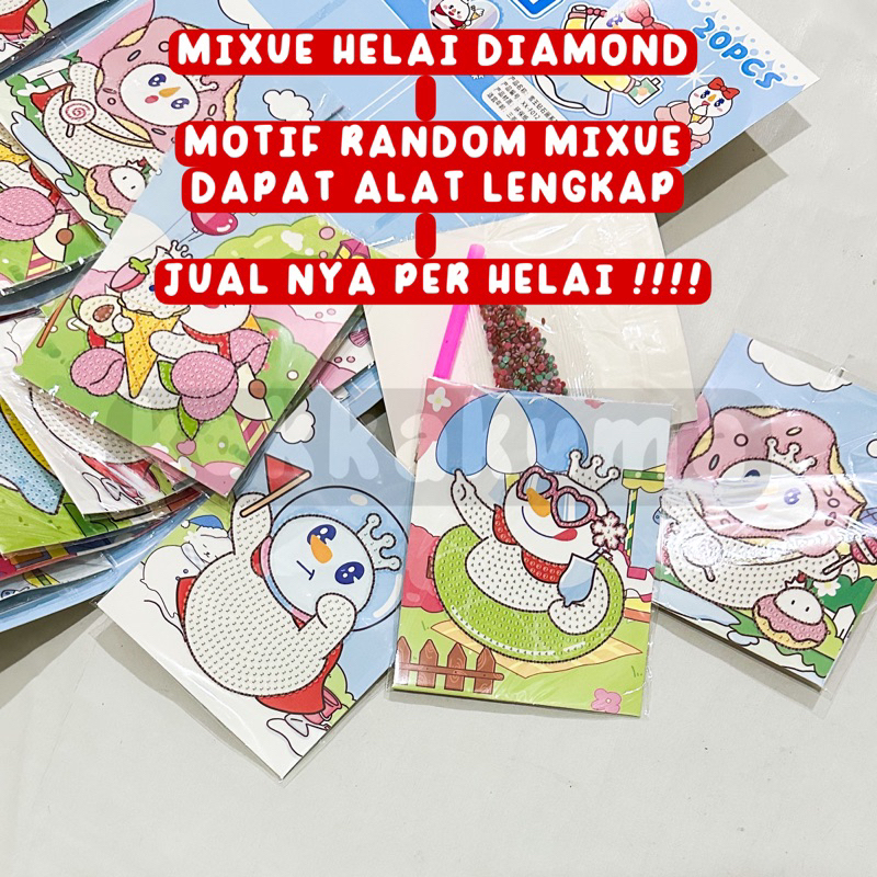 Jual ( KKM ) DIY Sticker Full Drill Diamond Painting Cutie Pop Cartoon ...