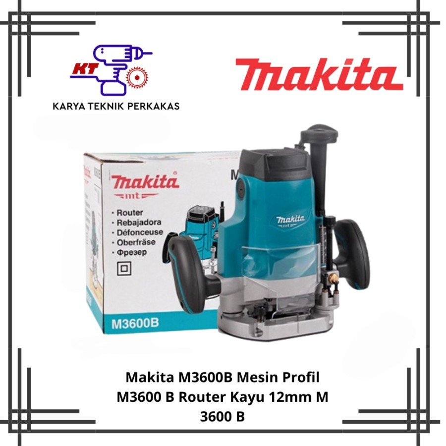 Jual Makita M3600B Mesin Profil Router Kayu 12mm M 3600 B | Shopee ...