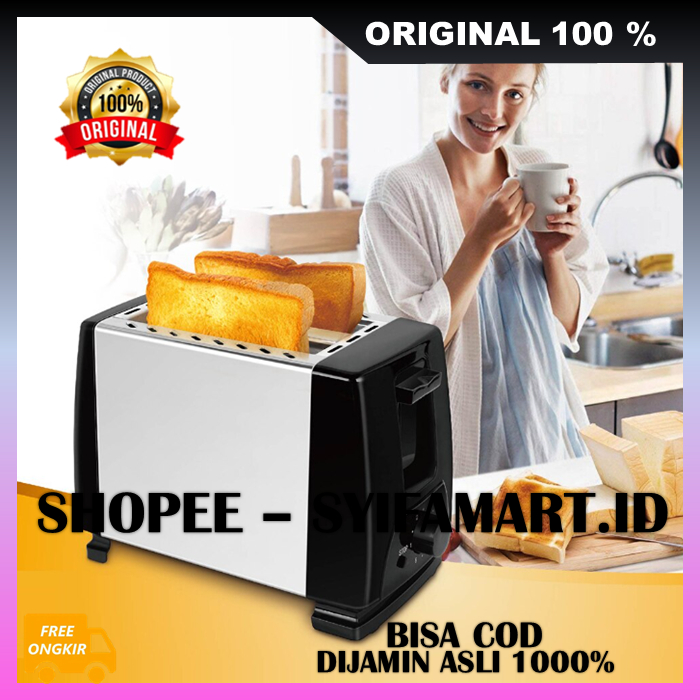 Jual Pemanggang Roti Listrik 2 Slice Otomatis Panggang Roti Otomatis ...