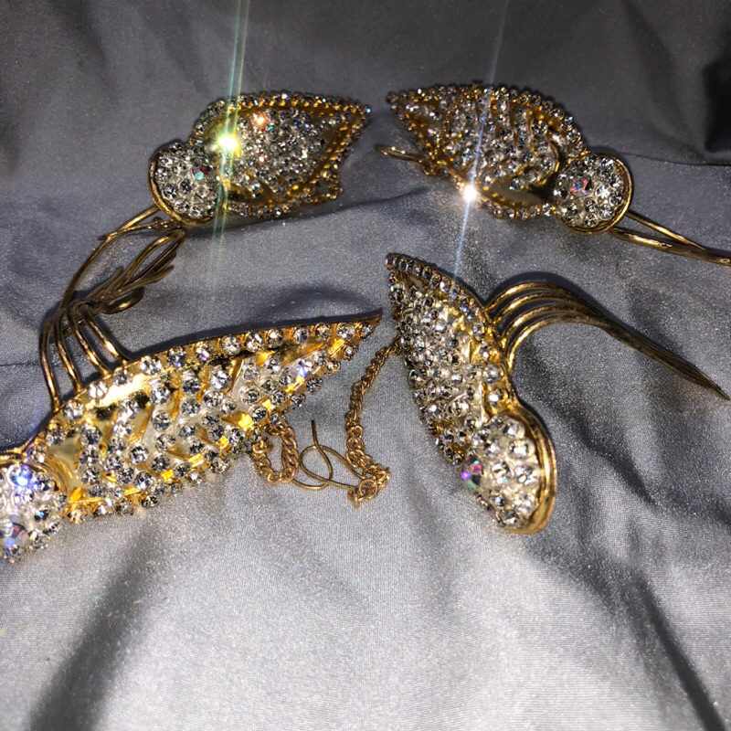 Jual sumping pengantin jawa cengkrem / sumping adat / sumping basahan ...