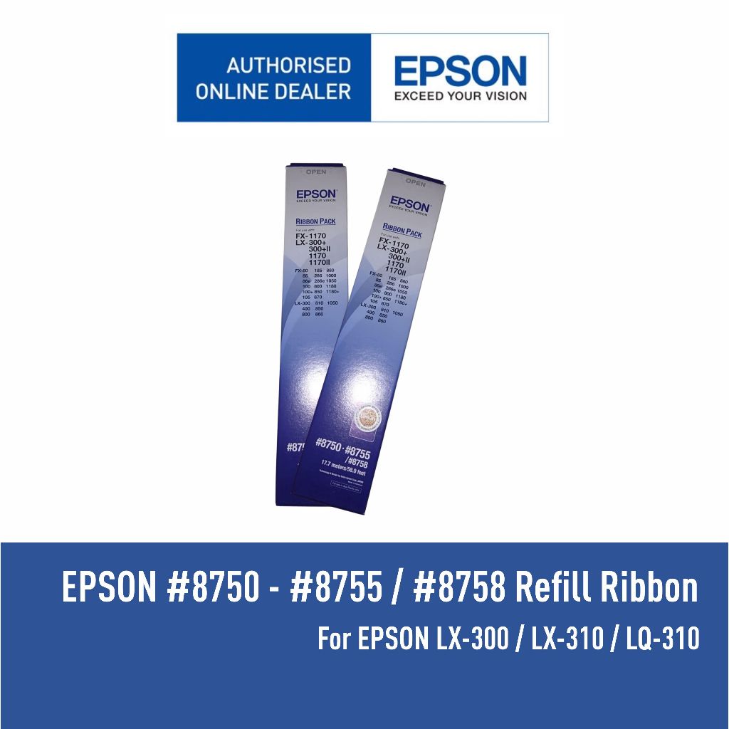 Jual REFILL EPSON 8758 UNTUK RIBBON LX300 LX-300 LX310 LX-310 LQ310 LQ ...