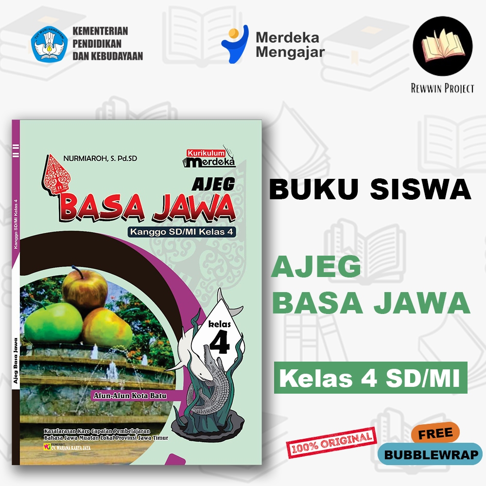 Jual Buku Siswa Ajeg BASA JAWA untuk Kelas 4 SD/MI - KURIKULUM MERDEKA ...