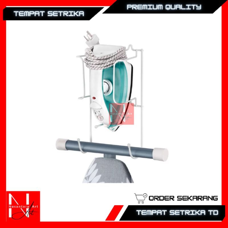 Jual Tempat Setrika Tempel Dinding Gantungan Setrika Rak Gantungan ...
