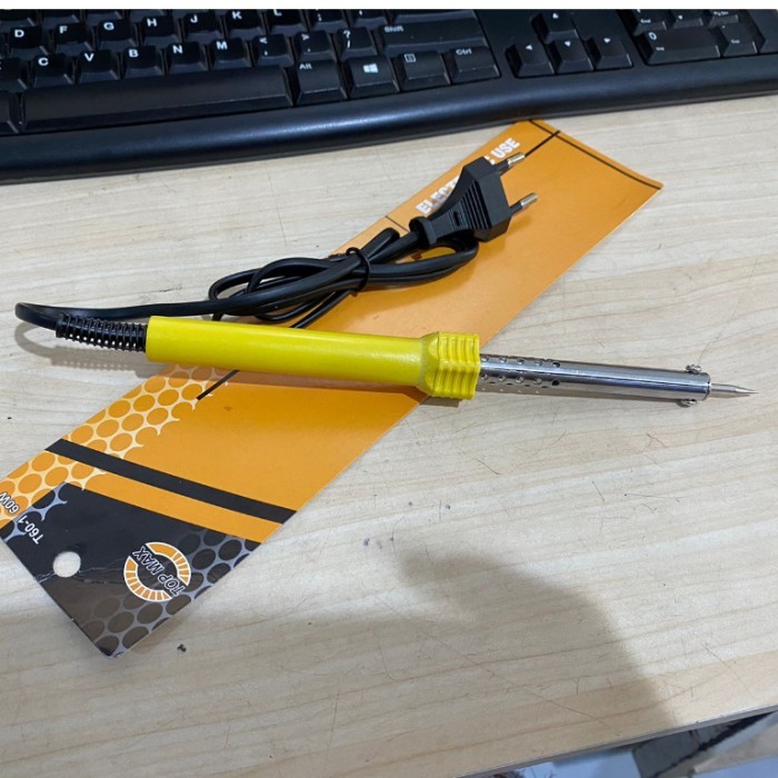 Jual (BAYAR DITEMPAT) Solder listrik tangan 60w watt Pengatur Suhu Adjustable Temperature Iron ...