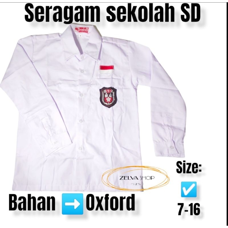 Jual Baju putih seragam sekolah SD lengan panjang usia 6-13 tahun baju ... Jual Baju putih seragam sekolah SD lengan panjang usia 6-13 tahun baju ...