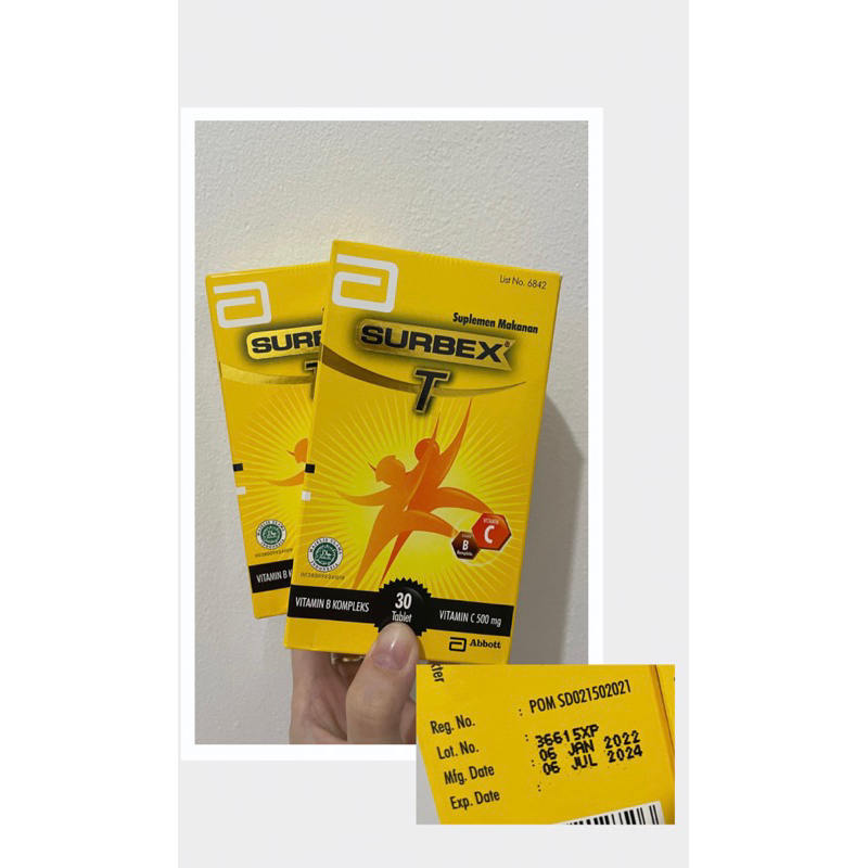 Jual Abbott Surbex T box isi 30 tablet - Vitamin B kompleks & Vitamin C ...