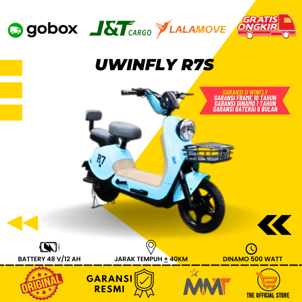 Jual Sepeda Listrik UWINFLY R7S Garansi Resmi 10 Tahun | Shopee Indonesia
