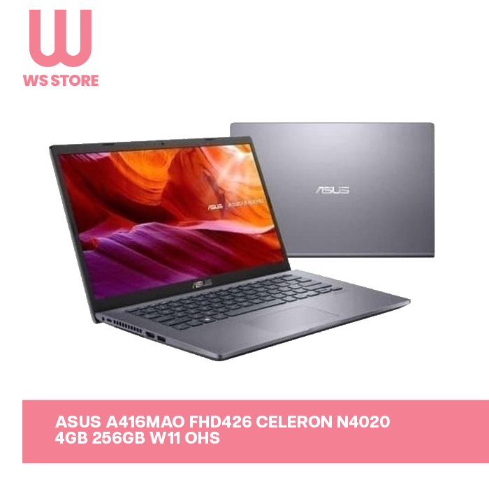 Jual ASUS A416MAO FHD426 Celeron N4020 4GB 256GB W11 OHS | Shopee Indonesia