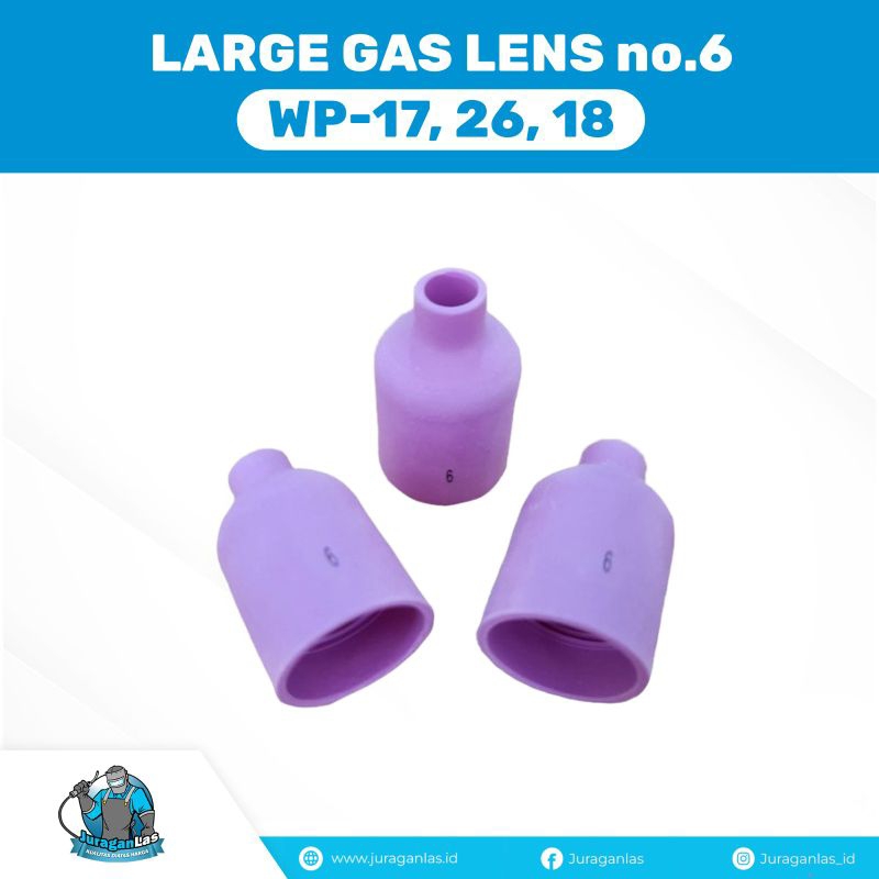 Jual Large Gas Lens Nozzle / Keramik Gas Lens Nozzle Besar u/ Wp-17, 26 ...