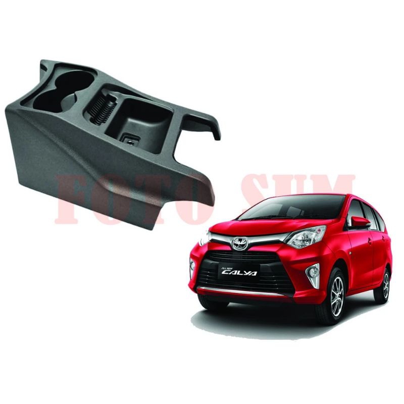 Jual Console Konsol Box mobil Calya Sigra warna hitam | Shopee Indonesia