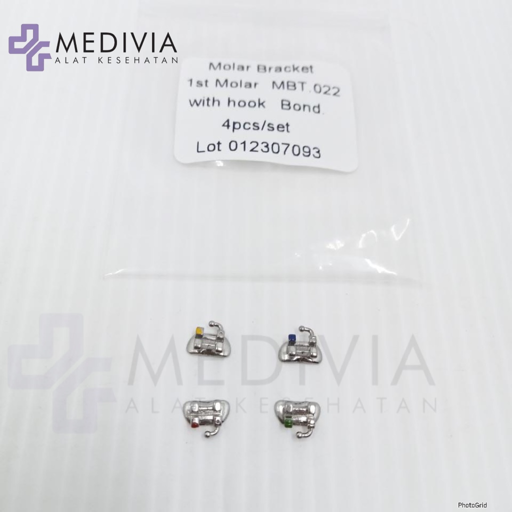 Jual ORTHODONTIC MOLAR BRACKET ROTH MBT / BRACKET MOLAR HEADWAY / BEHEL ...