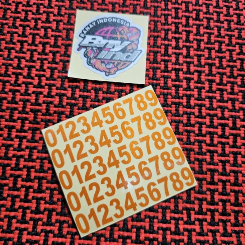 Jual Stiker Sticker Angka Cutting | Shopee Indonesia