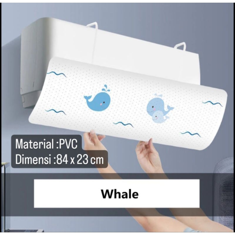 Jual W3R HOUSEEN Cover Angin AC Adjustable Air Conditioner Windshield ...