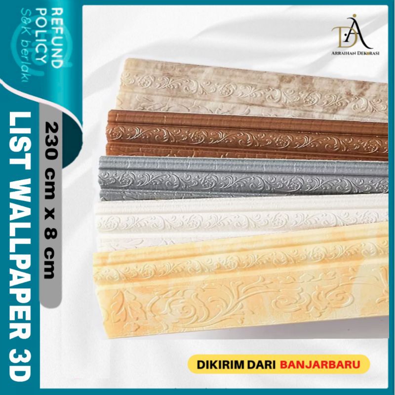 Jual [BISA COD] Wall Border List / Wallborder Foam 3D /Walpaper List ...