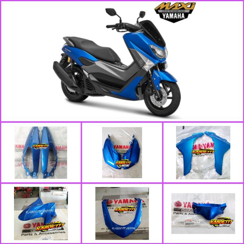 Jual Paket Full Set Body Halus Nmax N-Max Old Lama 2015-2019 BIRU ...