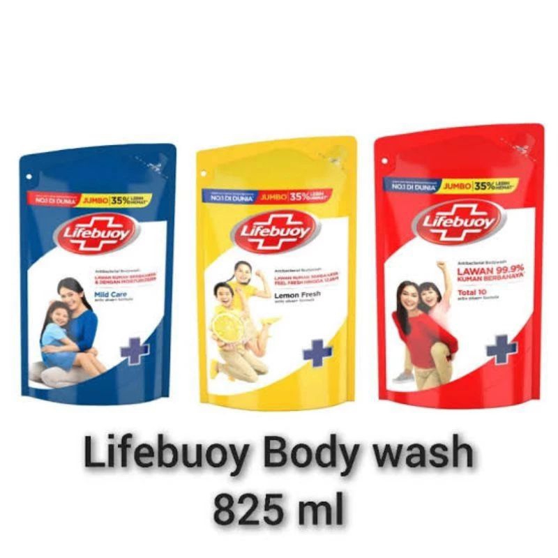 Jual LIFEBUOY BODY WASH sabun mandi sabun cair refill 825ML 825 ML 850ml 850 ml 900ml 900 ml ...