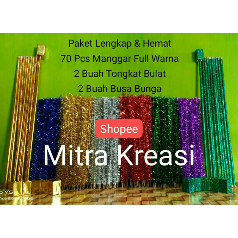 Jual Paket Lengkap & Hemat 70 Pcs Bunga Manggar Full Warna, 2 Buah ...