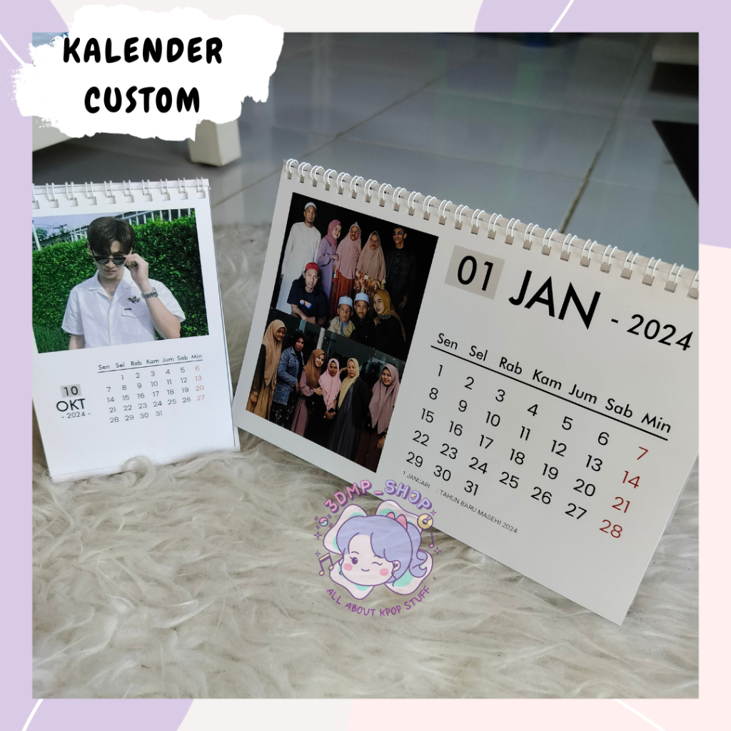 Jual KALENDER DUDUK 2025 A5 CUSTOM REQUEST | Shopee Indonesia