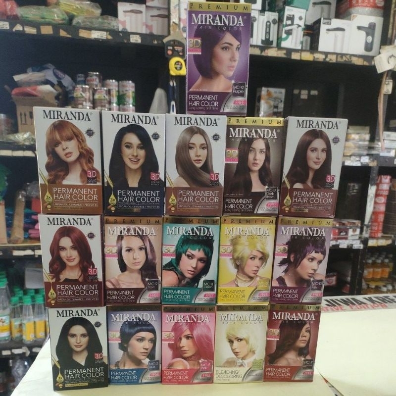 Jual Miranda semir pewarna rambut hair color | Shopee Indonesia
