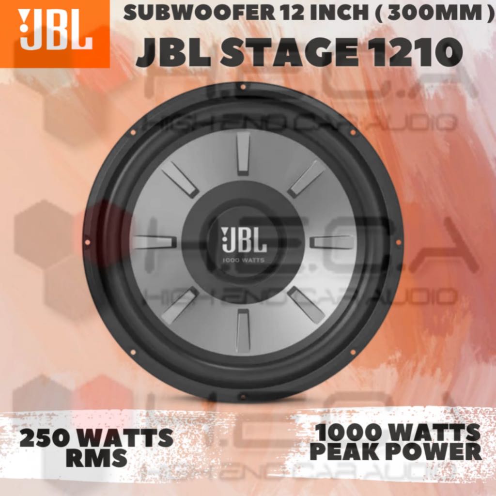 Jual JBL Stage 1210 Subwoofer 12" Pasif Single Voice Coil Bass Sub 12 inch | Shopee Indonesia