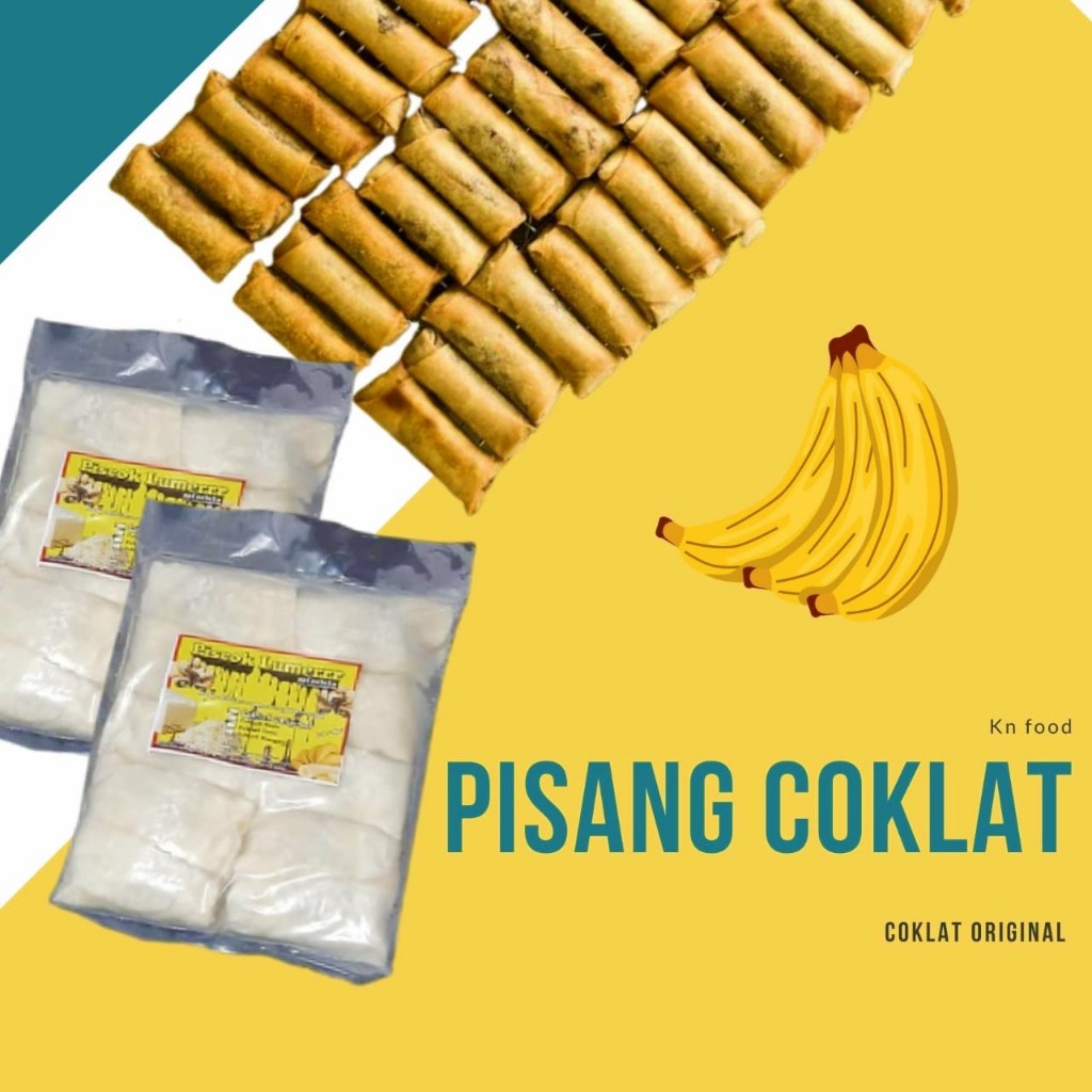 Jual Piscok Lumer Meler 1 pack Isi 10pcs./ enak banget / PISANG COKLAT ...