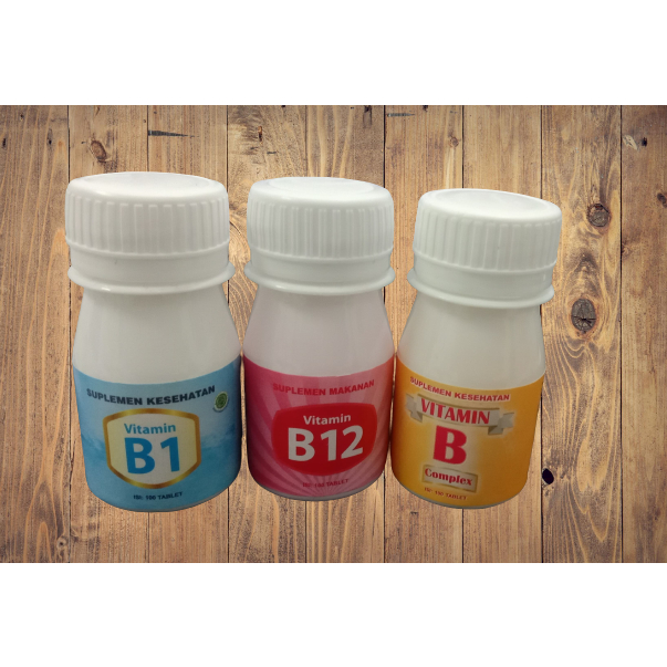 Jual VITAMIN B PIM BOTOL ISI 100 (SERATUS) TABLET (POT) | Shopee Indonesia