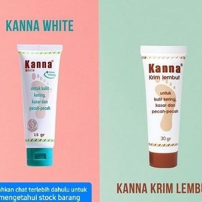 Jual KANNA CREAM WHITE TUBE KANA KRIM FOOT KAKI PECAH PERAWATAN ...