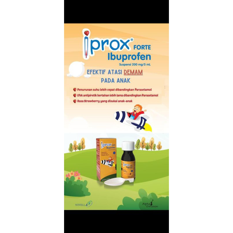 Jual Iprox Forte (Ibuprofen) sirup | Shopee Indonesia