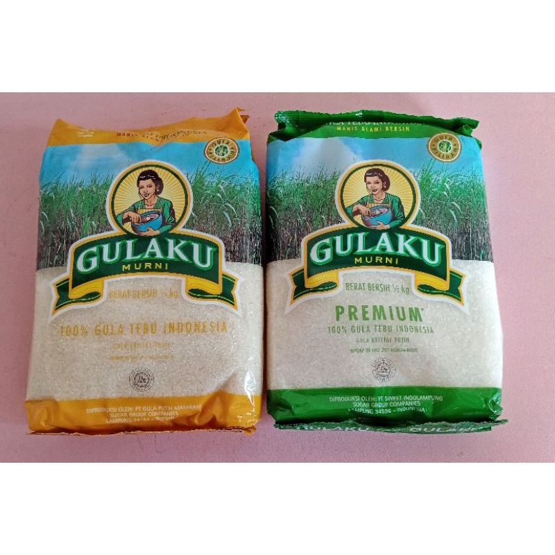 Jual GULAKU Gula Pasir Tebu Kuning/Hijau 500gr | Shopee Indonesia