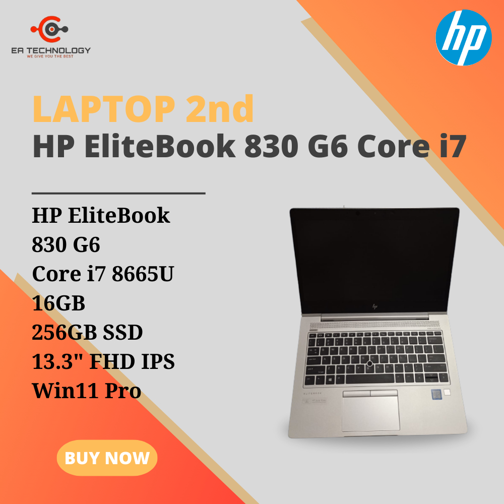 Jual HP EliteBook 830 G6 Core i7-8665U 16GB 256SSD 13.3" FHD IPS Win11 ...