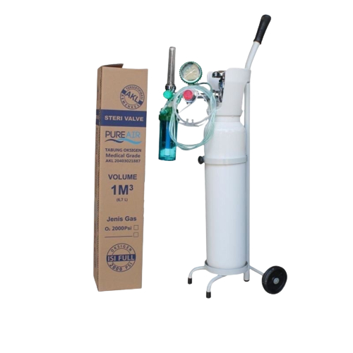Jual paket lengkap tabung oksigen transport o2 tabung 1m3 regulator | Shopee Indonesia