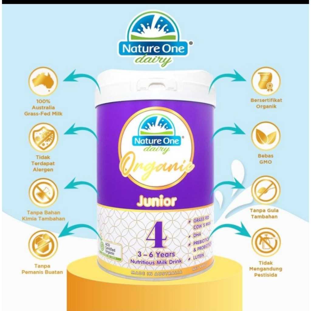 Jual Nature One Dairy Organic Step 4 900 gram | Shopee Indonesia