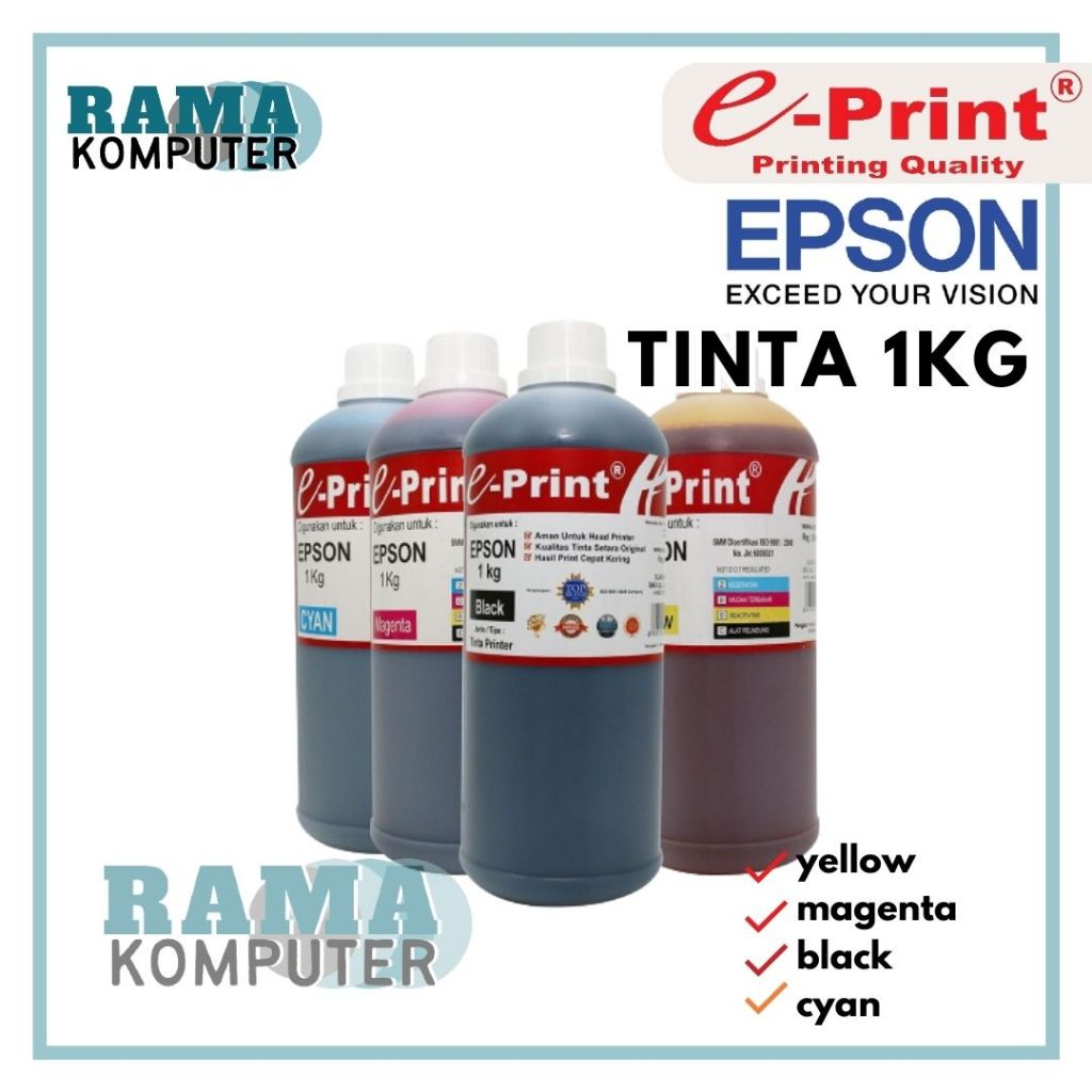 Jual Tinta E-Print EPSON 1 Kg Botol | Shopee Indonesia