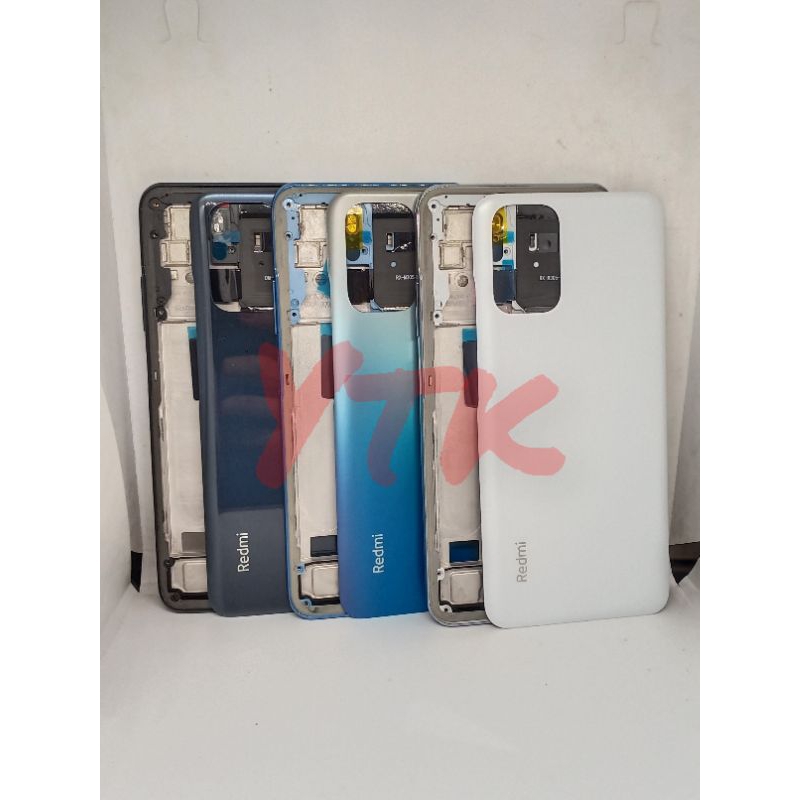 Jual Housing/kesing/casing fullset(backdoor+frame bazzel+tatakan lcd)redmi note 10s/10 4g ...
