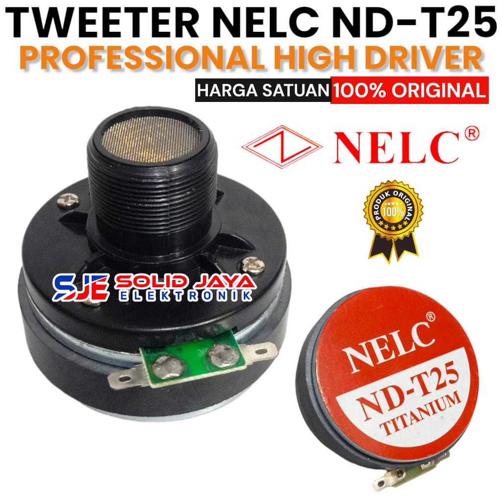 Jual DRIVER TWEETER NELC ND-T25 NDT25 ND T25 TITANIUM PROFESIONAL ...