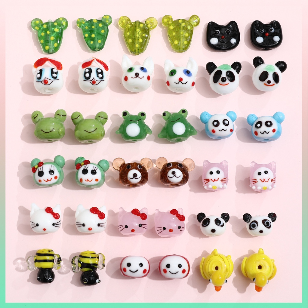 Jual Manik-manik Bentuk Katak / Bebek / Beruang / Lebah / Panda ...