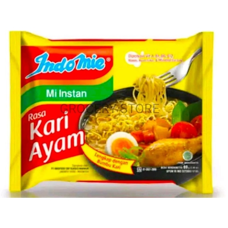 Jual Indomie Rasa Kari Ayam 70gr - Indomie rebus kari ayam (Satuan ...