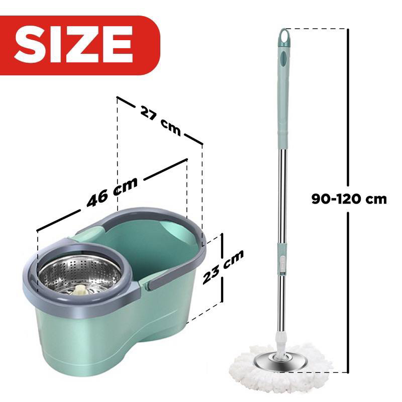 Jual ALAT PEL LANTAI SUPER PRAKTIS / SUPER MOP ROTARY | Shopee Indonesia