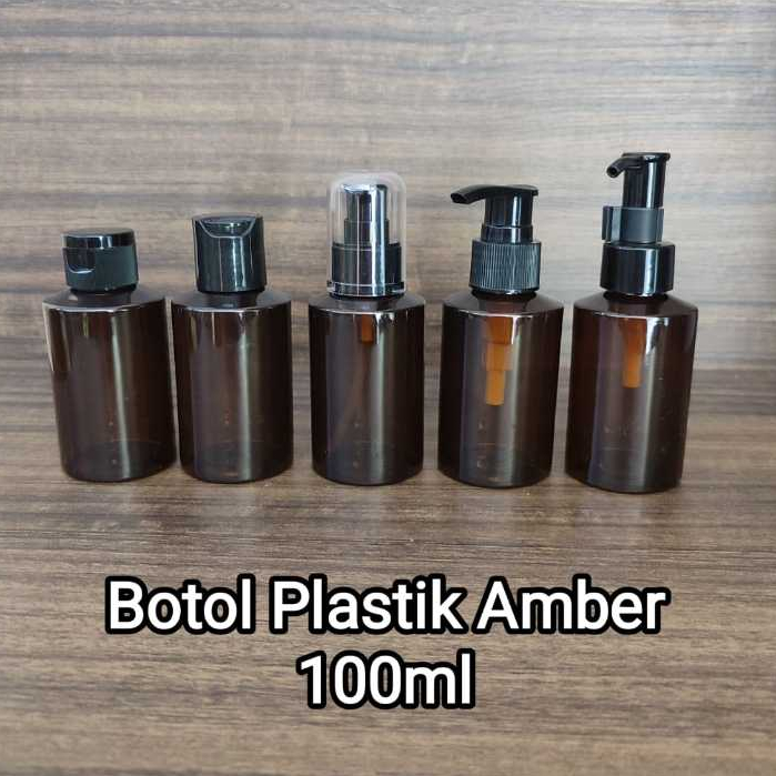 Jual Botol Plastik Amber N24 Botol plastik Amber 100ml Botol Plastik ...