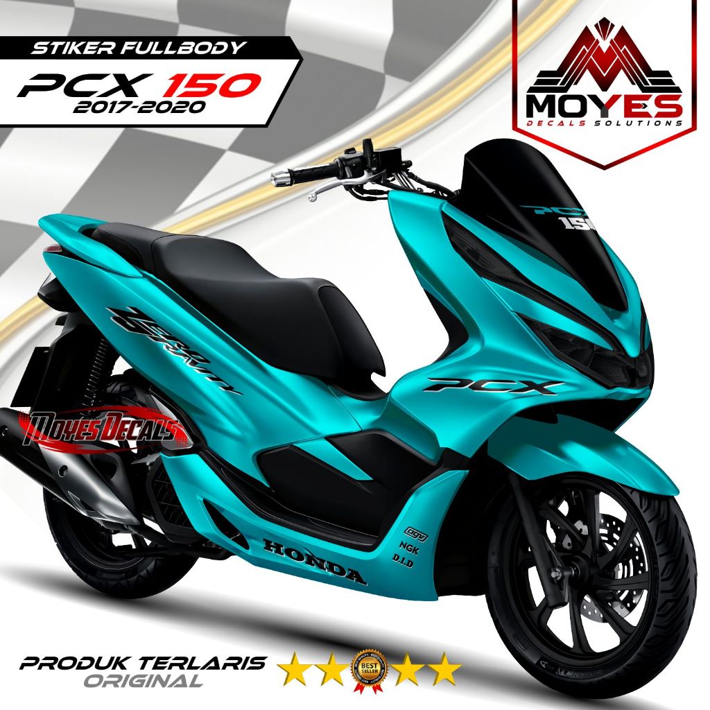 Jual Decal PCX 150 Fullbody Sticker Motor Honda Motif Polos(COD ...
