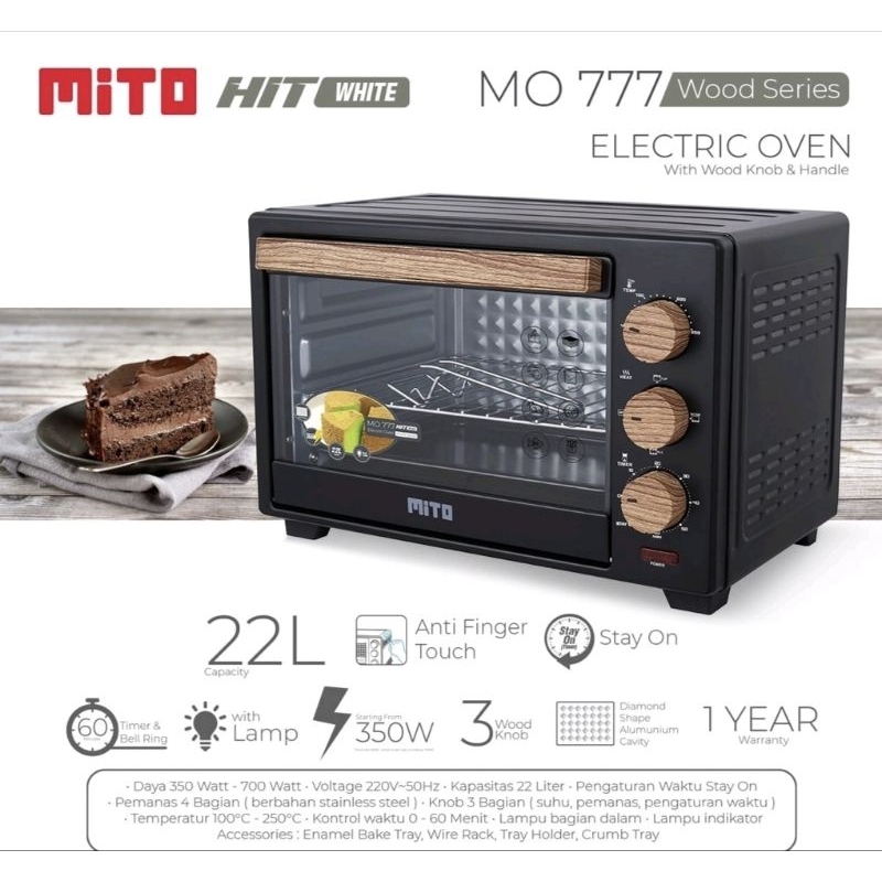 Jual ASM - OVEN MITO HIT MO-777 / NEW 2022 WOOD SERIES / 22 LITER / MO ...